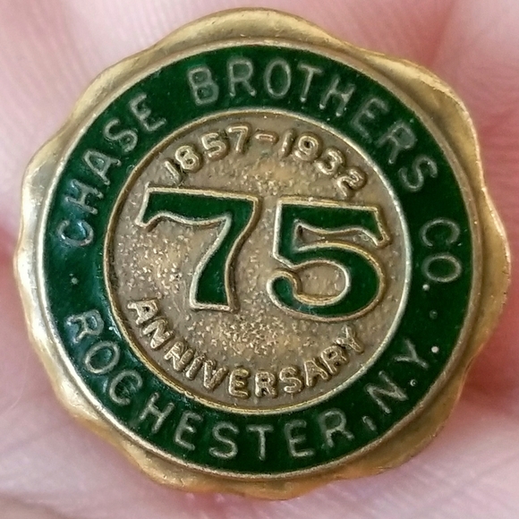 Vintage | Jewelry | Vintage Chase Brothers Co Collar Stud 75 Years 932 ...